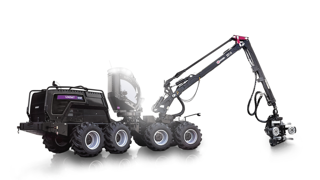 Procesadora Forestal - LOGSET 6HP GTE con Cabezal Procesador TH65 - FOREST PIONEER